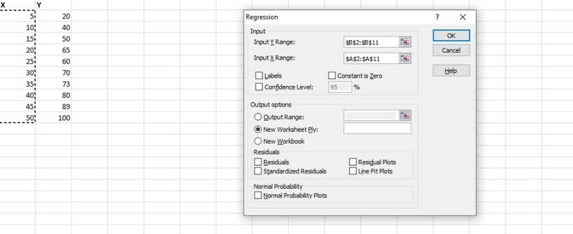 How to Find and Plot Residuals in Excel