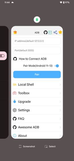 Android react Native How To Run Adb Commands On Without A