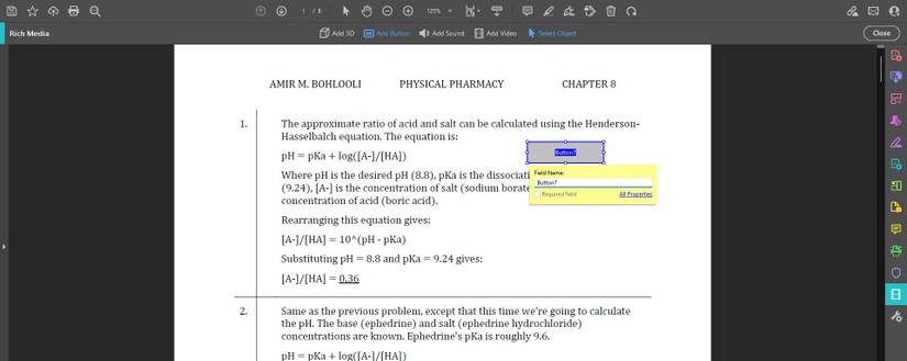 How to Use Action Buttons for PDFs in Adobe Acrobat