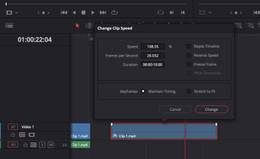 How To Change The Speed Of Your Video Footage In DaVinci Resolve 3 Ways