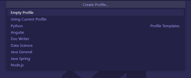 Exploring the New Profiles Templates in Visual Studio Code