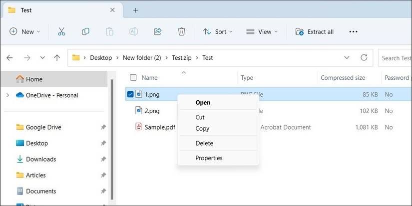 5 Ways to Extract ZIP Files in Windows 11