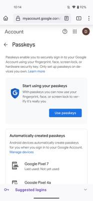 How To Set Up A Passkey For Your Google Account On Android