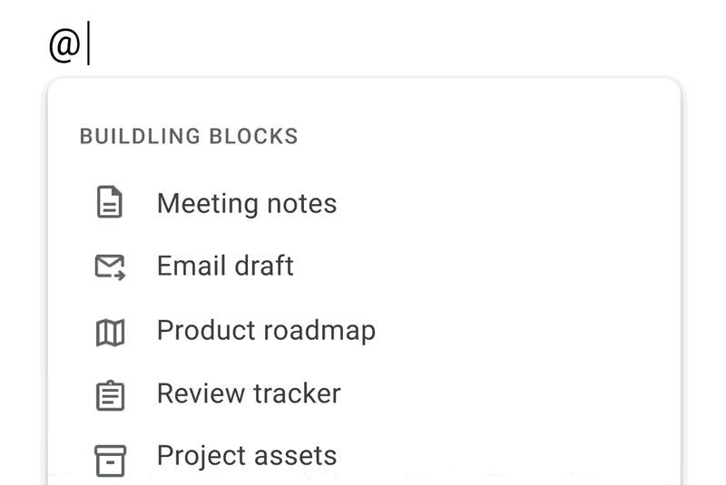 How to Use Custom Building Blocks in Google Docs