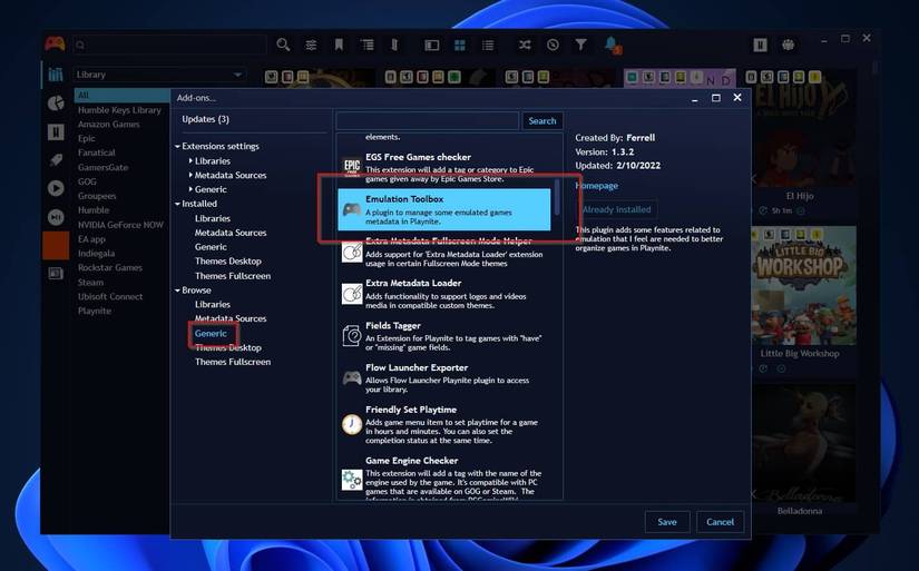 How to Add Your Emulated Games Into Playnite on Windows