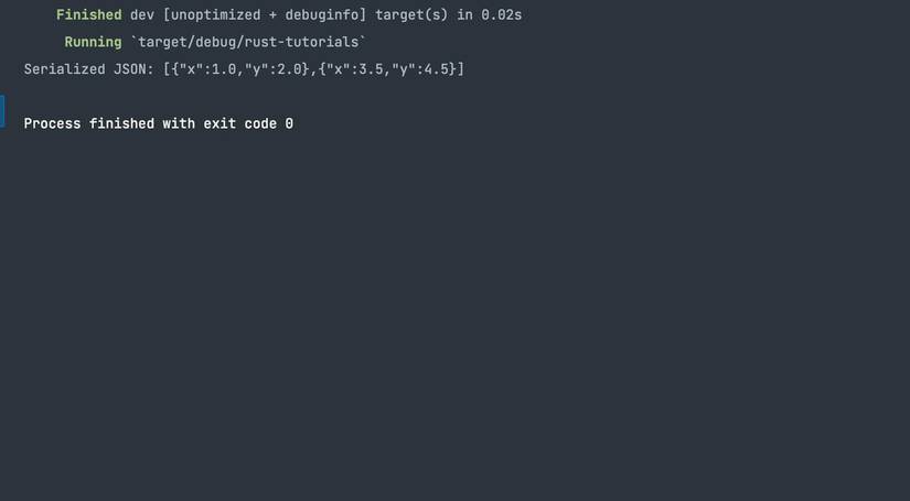 JSON Serialization and Deserialization With Rust