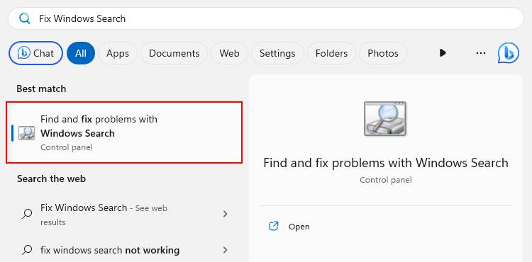 How to Fix the "Windows Could Not Start the Windows Search Service" Error