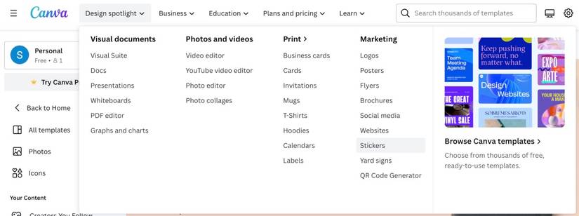 How to Create and Print a Sticker Using Canva
