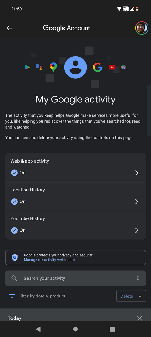 How to Access Your Google History and Delete All Activity