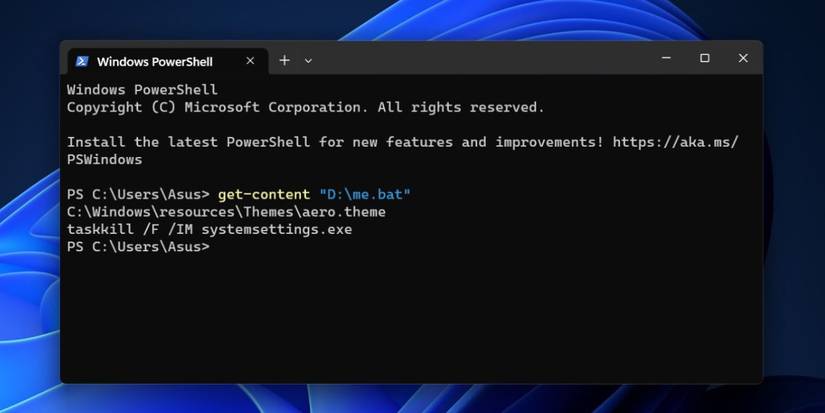 How to View a Batch File's Contents on Windows 11
