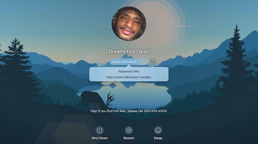How to Add a Password Hint to Your Mac's Lock Screen