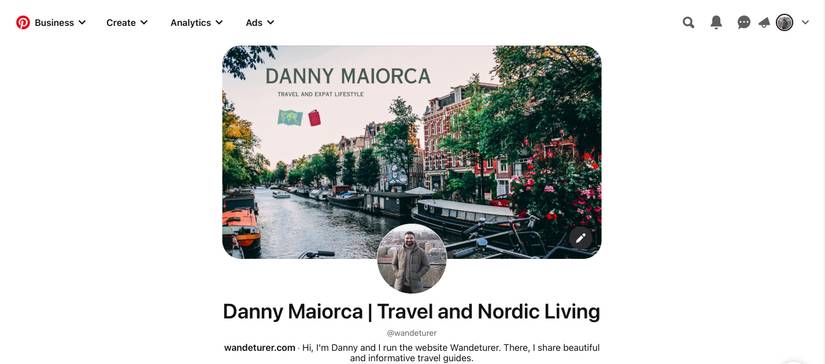 How to Create a Pinterest Profile Cover Using Canva