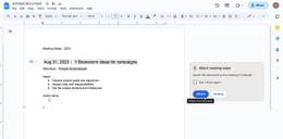 How To Quickly Create Meeting Notes In Google Docs