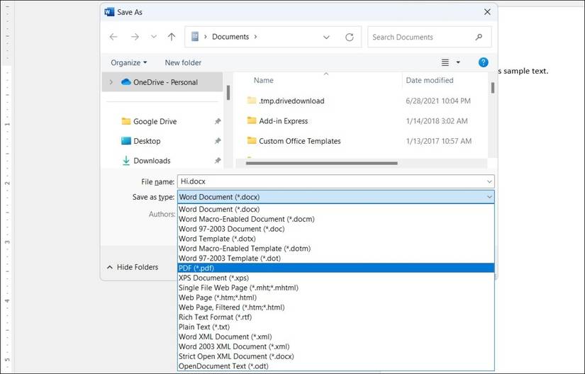 How to Change File Types on Windows