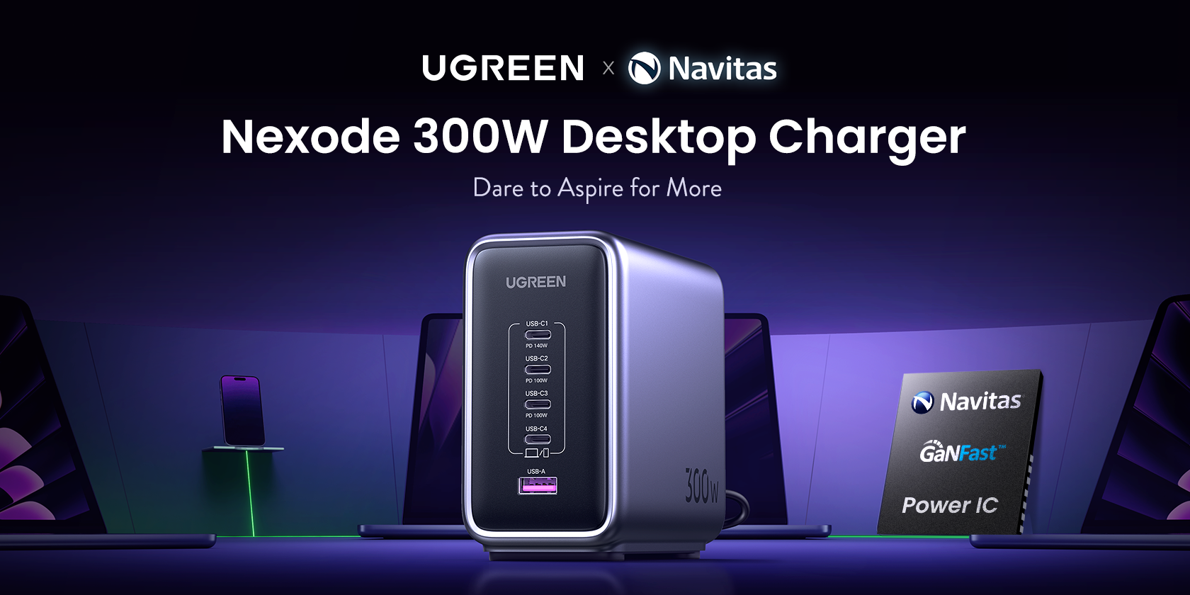 Fast-Charge Up to Five Devices Simultaneously With the UGREEN Nexode ...