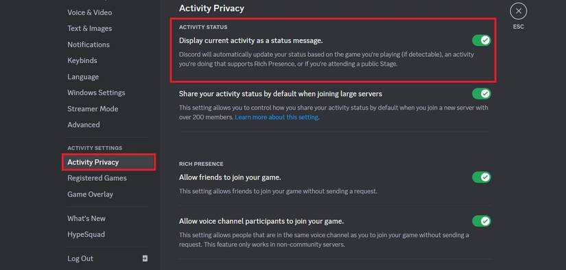How to Set a Custom Playing Status on Discord