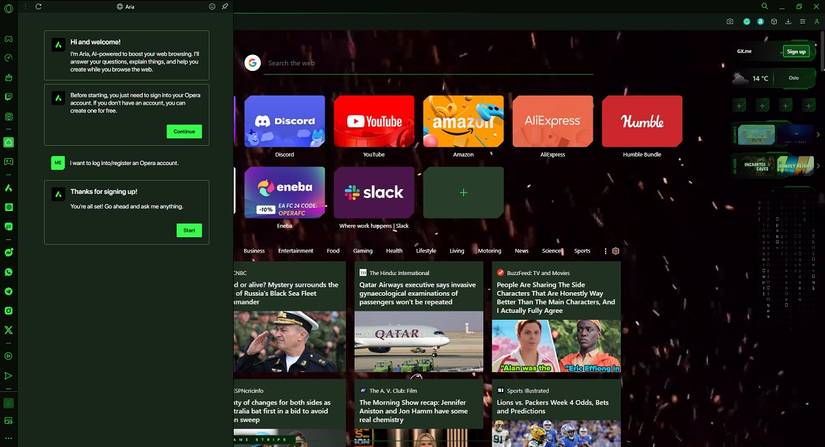 How to Enable and Use Aria AI in Opera GX