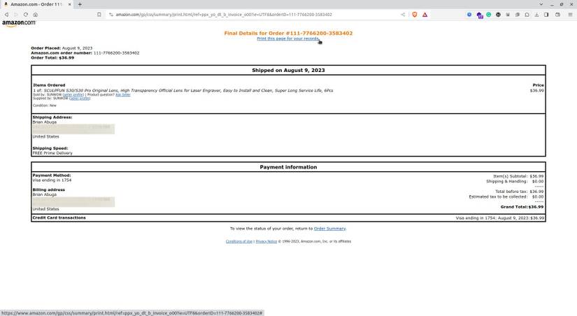 How to View and Print Your Amazon Receipts