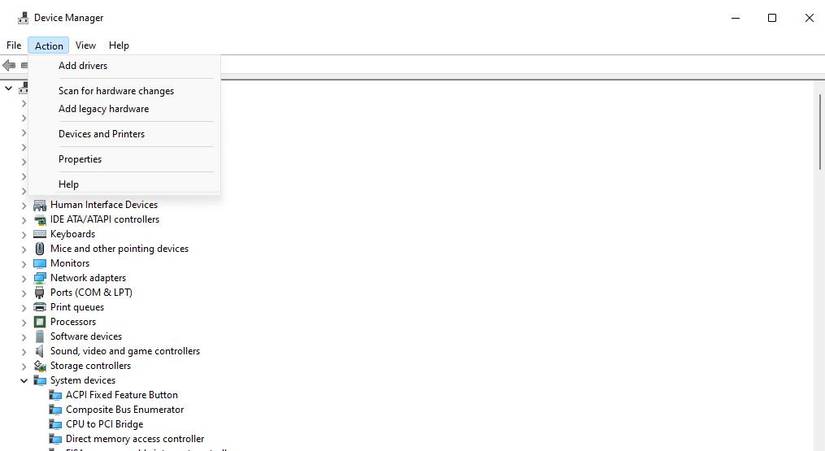How to Run a Scan to Detect Hardware Changes on Windows