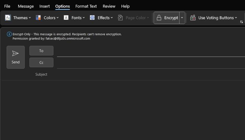 How to Encrypt Email Sent in Microsoft Outlook