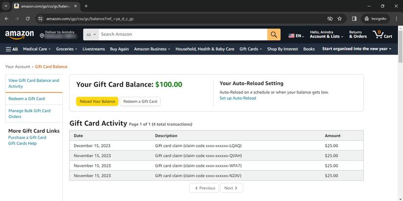 How to Add a Gift Card to Amazon & What to Do if You Can’t Redeem It