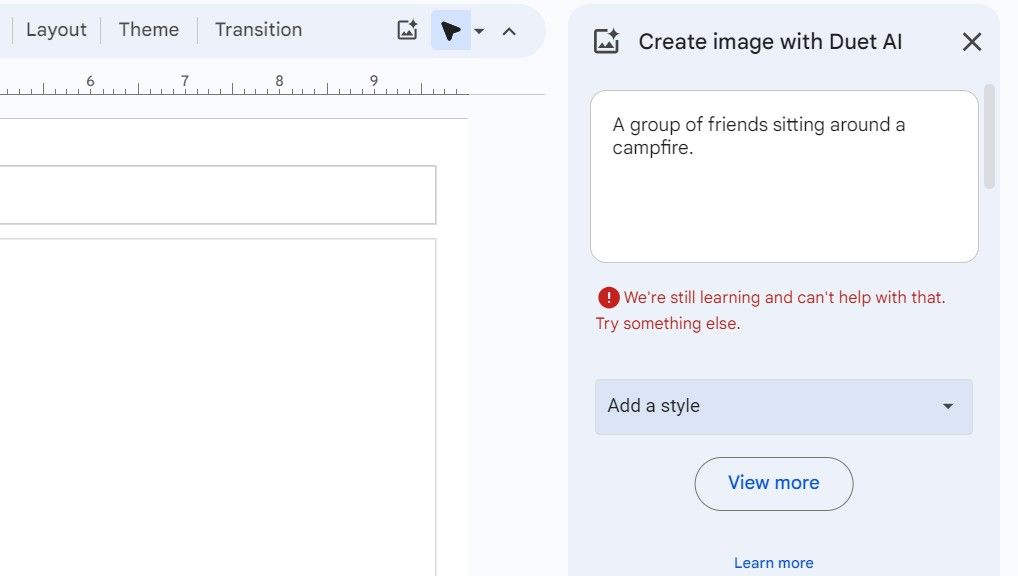 How to Generate Images in Google Slides With Duet AI