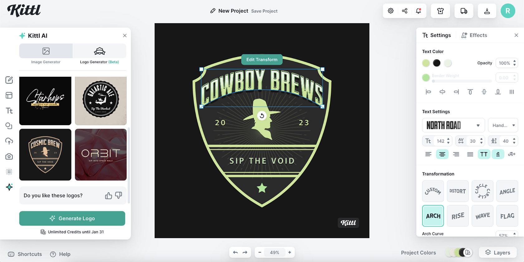 How to Make a Logo in 4 Different Ways Using Kittl