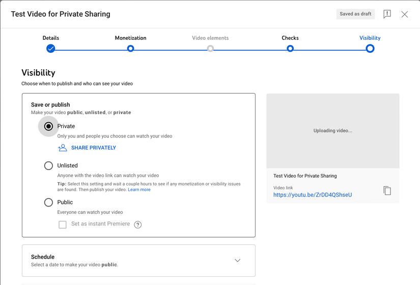How to Share and Watch Private YouTube Videos