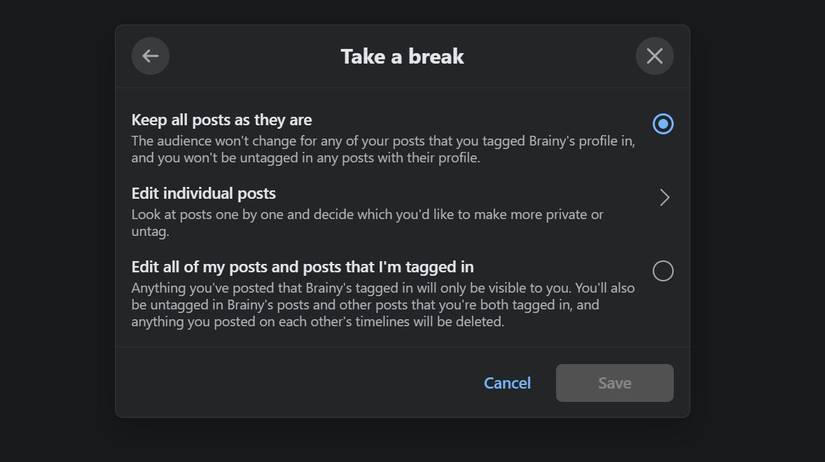 How to Take a Break From Being Facebook Friends With Someone