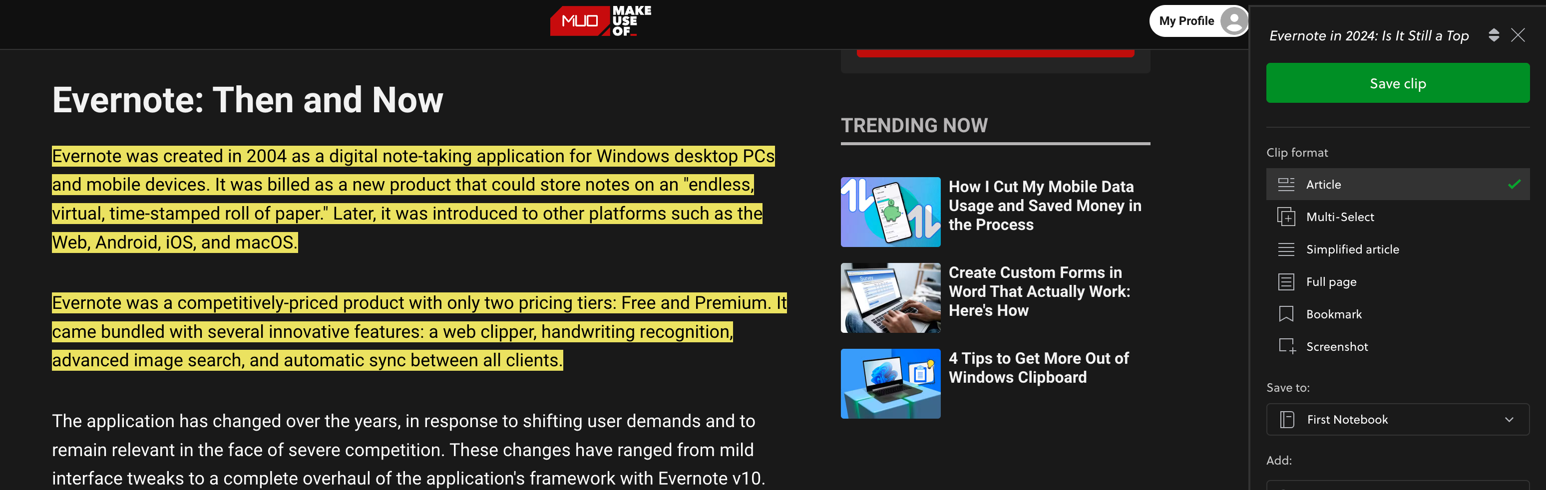 The 8 Best Evernote Features You’re Probably Overlooking