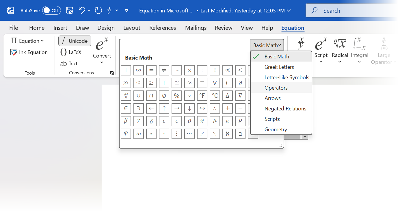 How To Insert Mathematical Symbols In Ms Word - Infoupdate.org