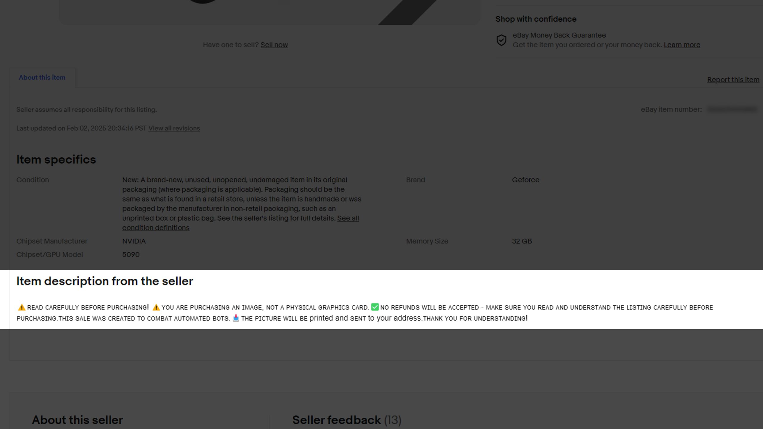 Scammers Are Selling Photos of RTX 5090 GPUs to Try Stealing Your Money