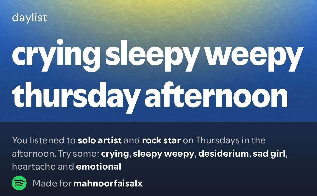I Love Spotify's Daylists, but Man, Spotify Needs Some Chill
