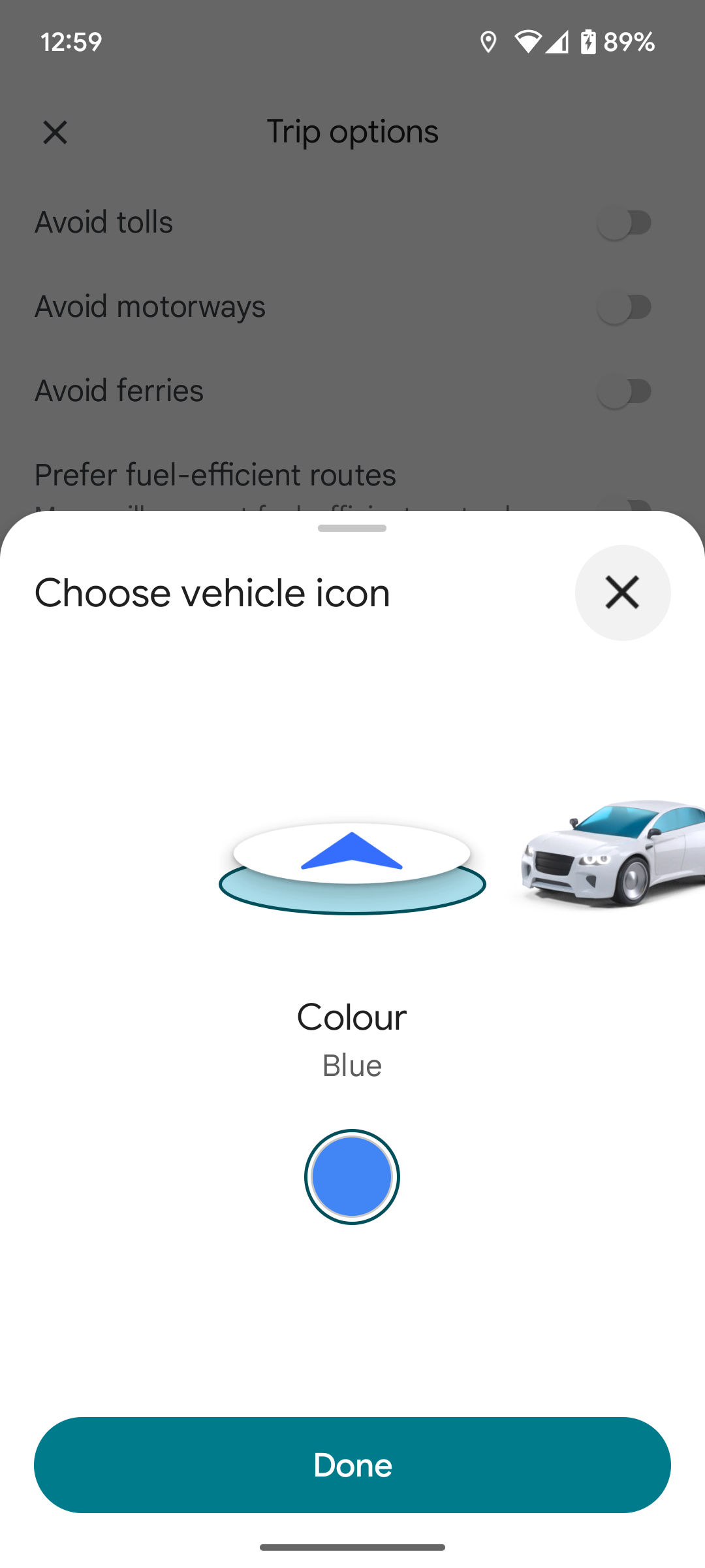 You Can Now Better Match Your Google Maps Icon to Your Real Car