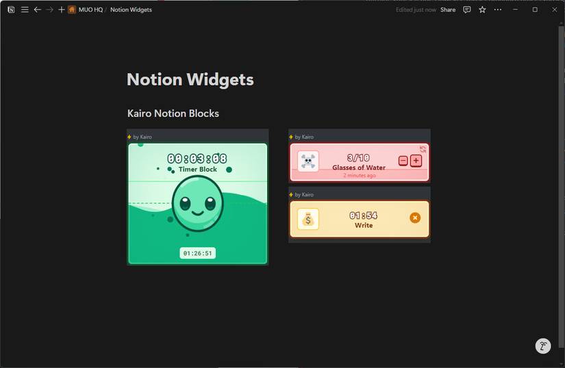 The Most Useful Notion Widgets You’ve Never Tried