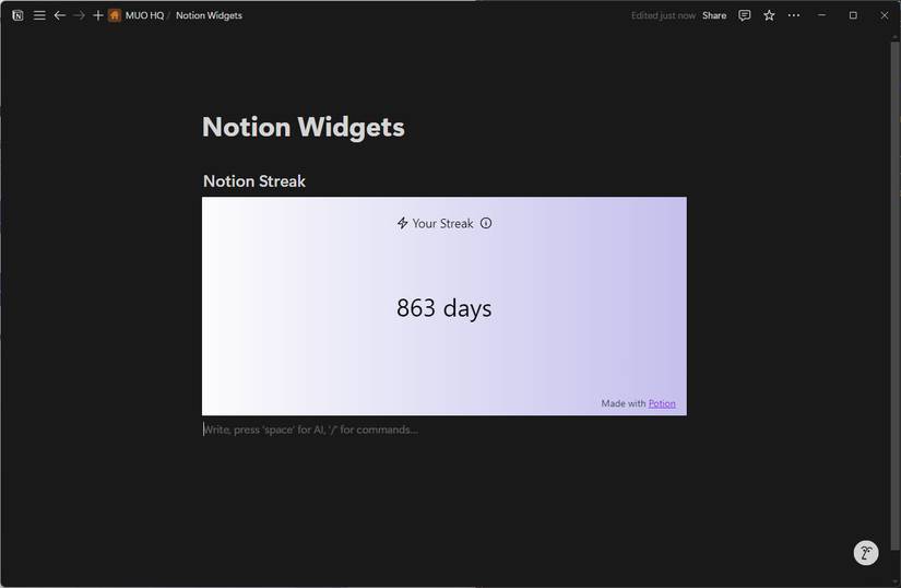 The Most Useful Notion Widgets You’ve Never Tried