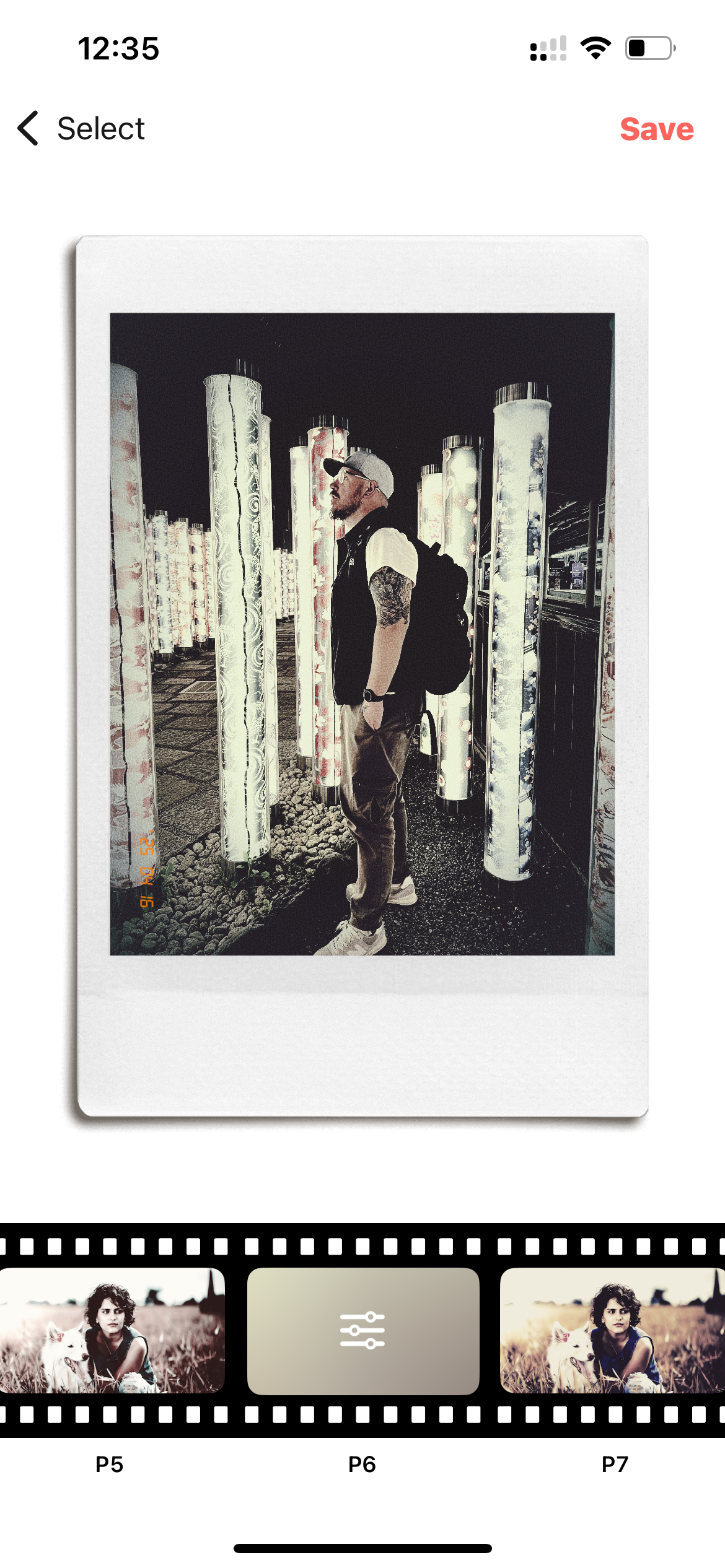 Polaroid Film Frame App