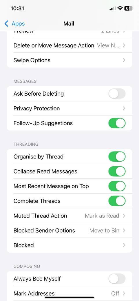 Apple Mail Still Beats Gmail on the iPhone—It's Not Even Close