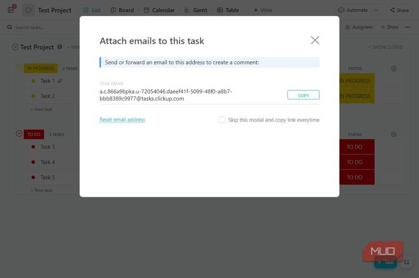 How to Turn Emails Into Tasks and Comments With ClickUp