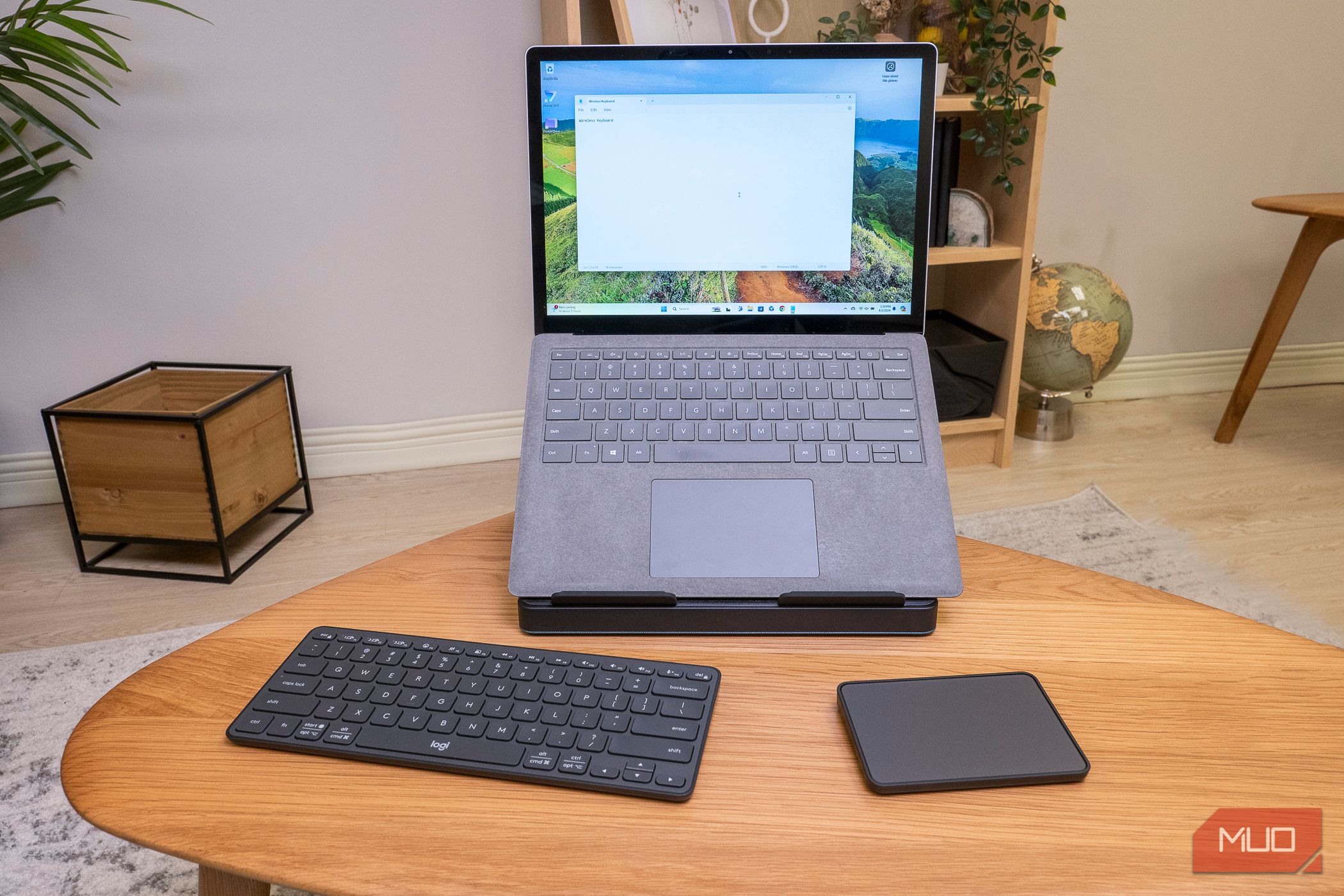 Logitech Casa Pop-Up Desk Review: A Keyboard, Trackpad, and Laptop ...